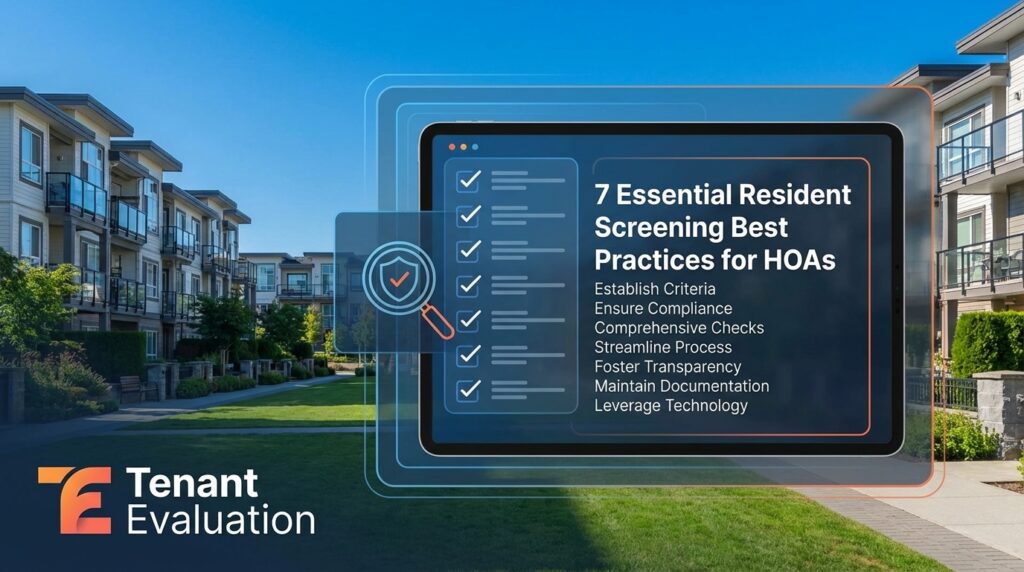 7 HOA Resident Screening Best Practices for 2026